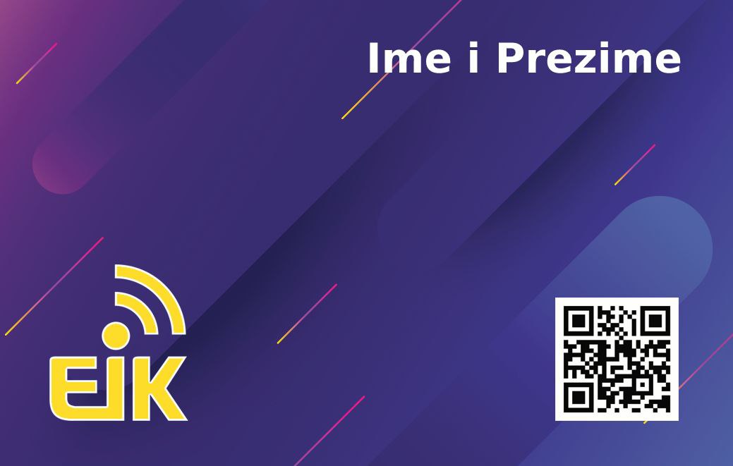 EIK | Digitalna vizit kartica | Na najbrzi nacin ostvarite nove konekcije i objedinite naloge